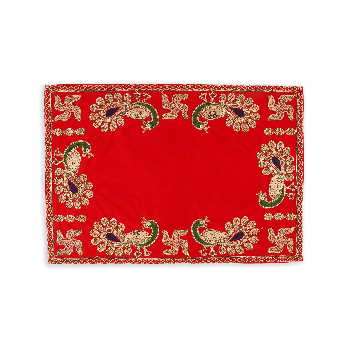 Giri USA - Pooja Aasan | Velvet Prayer Mat | Puja Mat