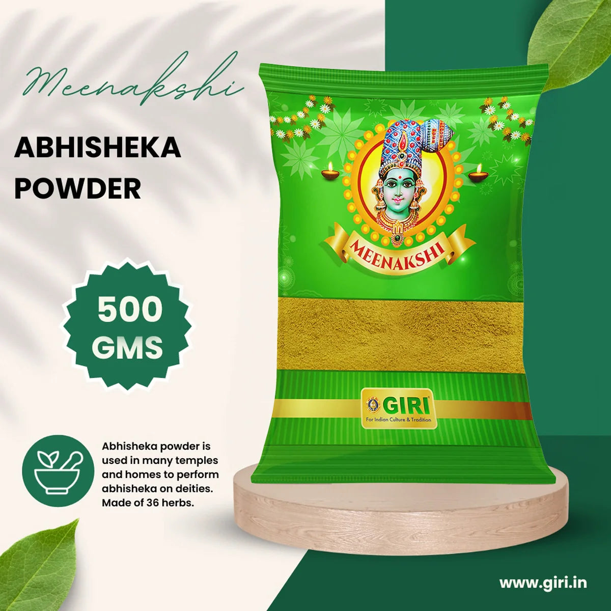 Giri USA - Abhisheka Podi 500 Gms | Thirumanjanam Powder | Pooja Powder — GIRI USA