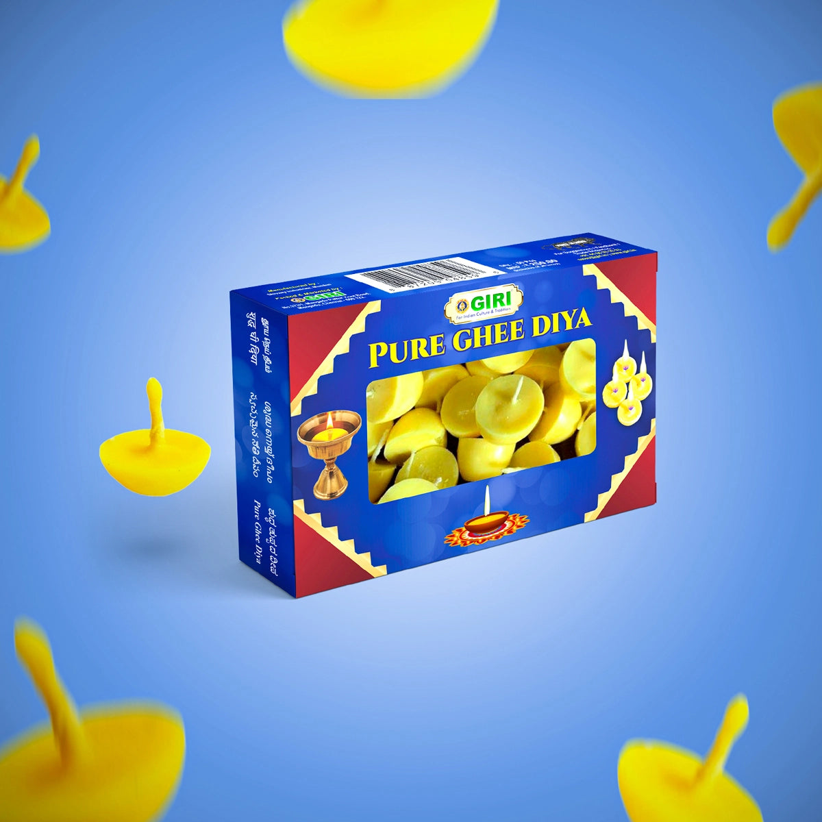 GIRI USA - Pure Ghee Diya | Ghee Wicks | Ghee Cotton Wicks — Giri USA