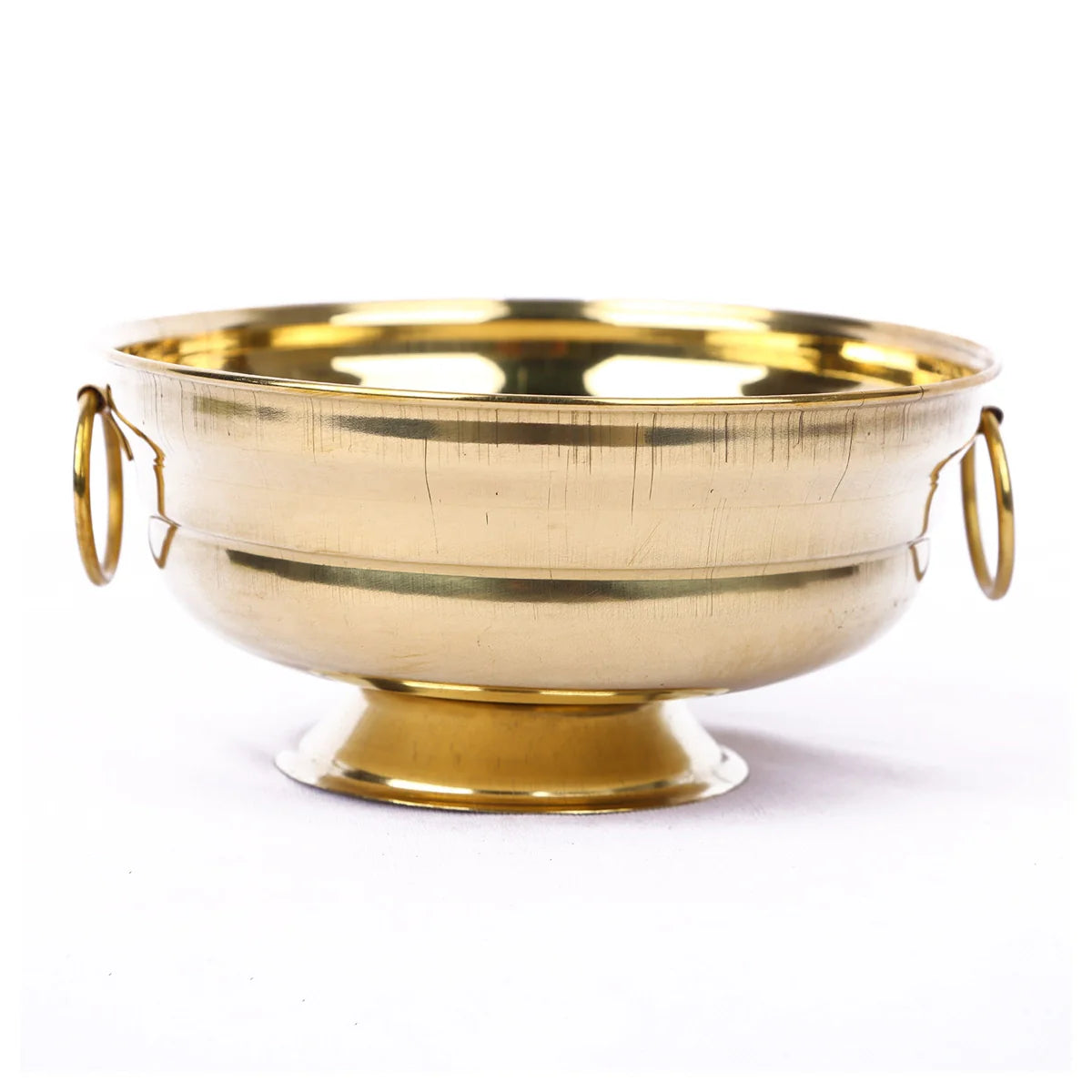 Giri USA - Urli Bowl | Antique Brass Urli | Uruli Flower Pot