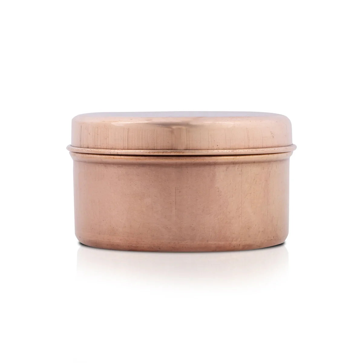 Giri USA - Copper Container With Lid | Copper Storage Box | Pooja Box