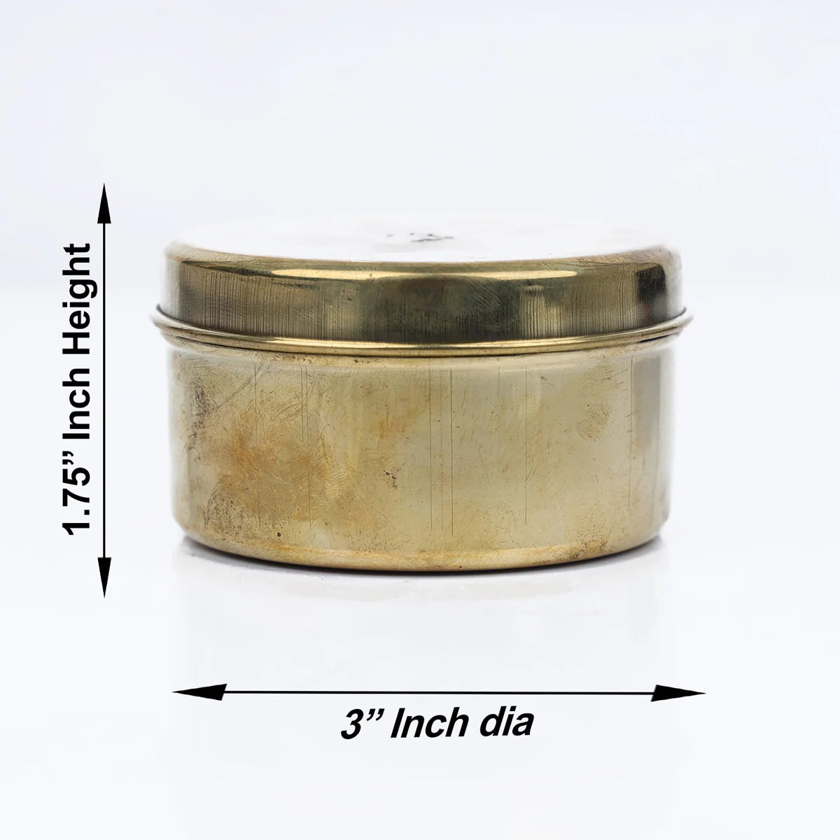 Giri USA - Brass Box with Lid | Copper Container | Copper Box for storage