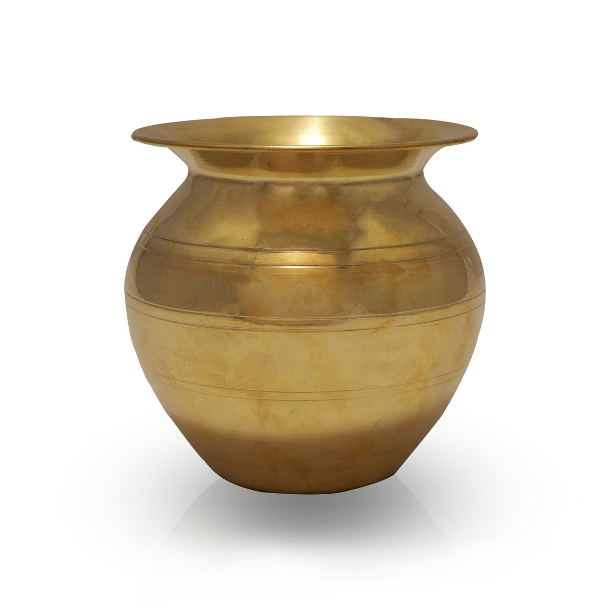 Brass Lota - 4.25 x 4 Inches | Kalash Pot/ Chombu/ Kalasam Giri USA ...