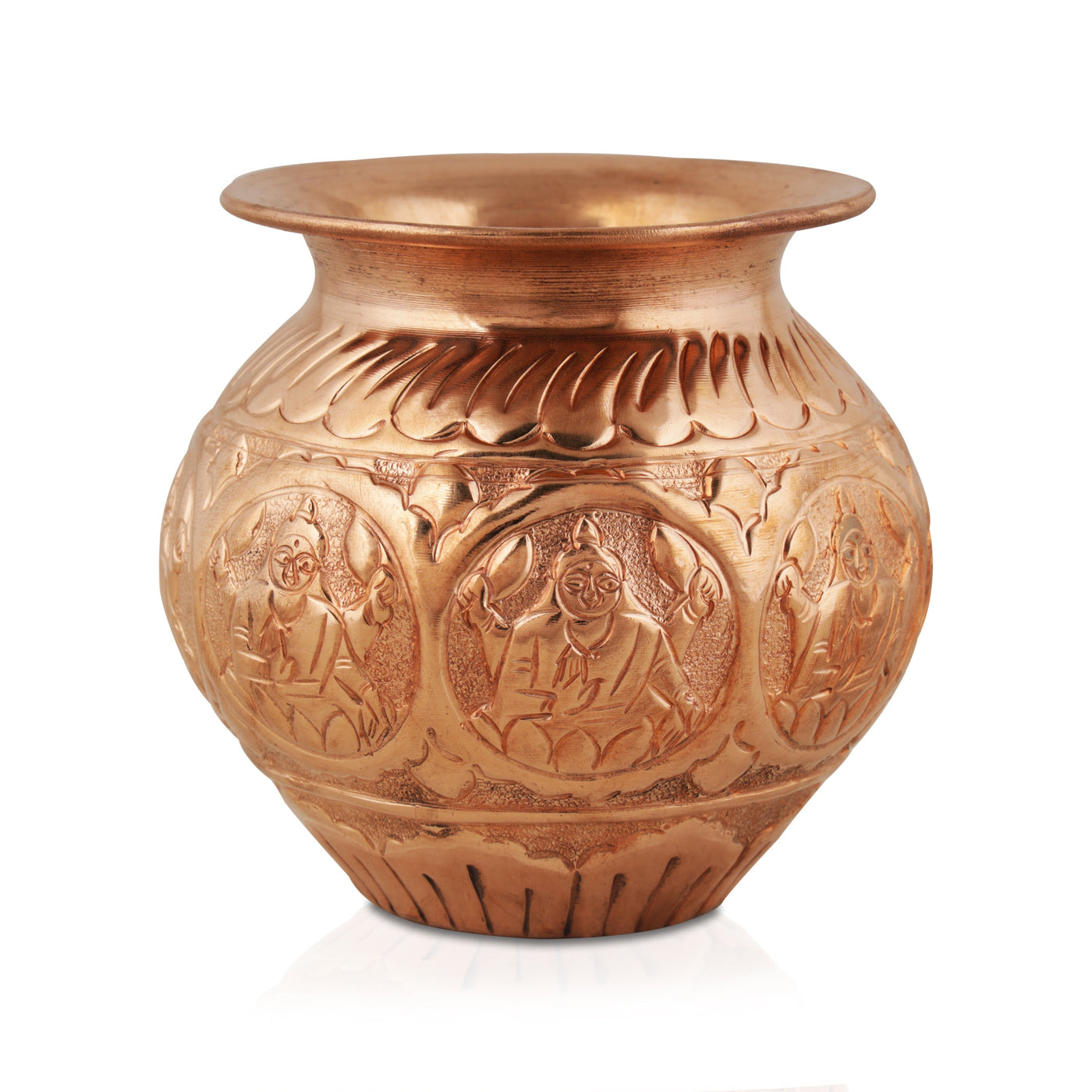 Copper Lota | Ashtalakshmi Chombu/ Copper Kalash for Pooja — GIRI