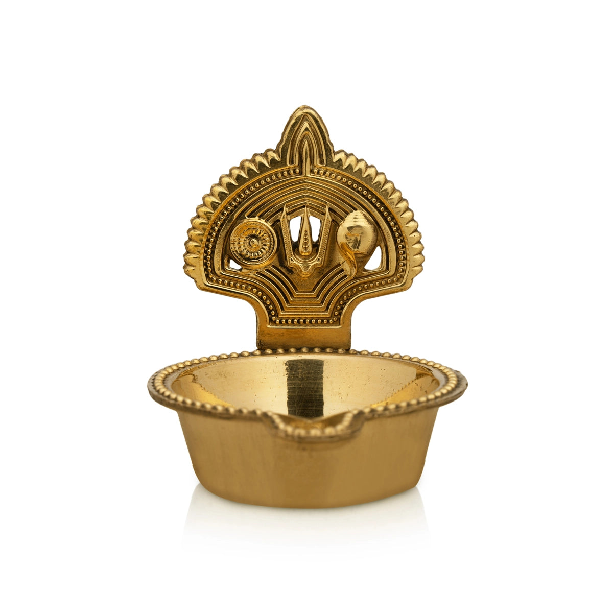 Shank Chakra Lamp | Brass Lamp | Pooja Diya — Giri USA