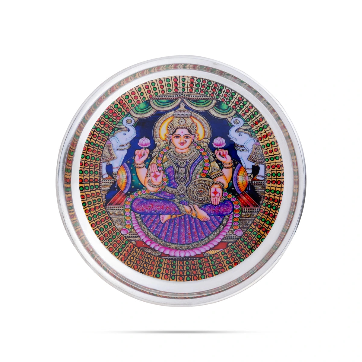 Pooja Plate | Thali Plate | Aarathi Thattu — Giri USA