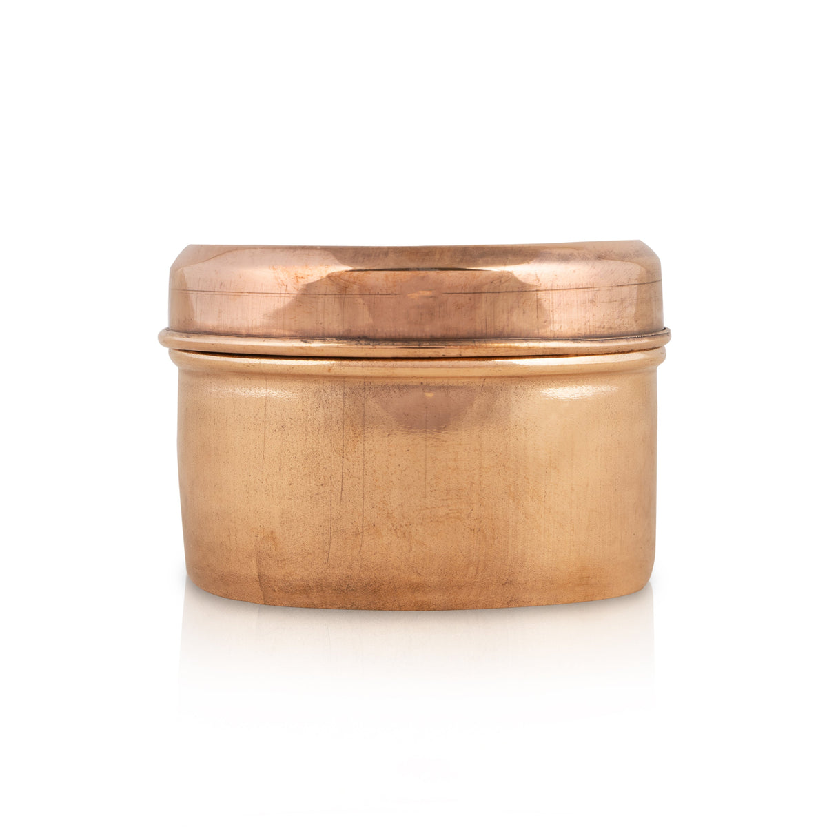 Giri USA - Copper Storage Box | Pooja Box | Copper Container With Lid