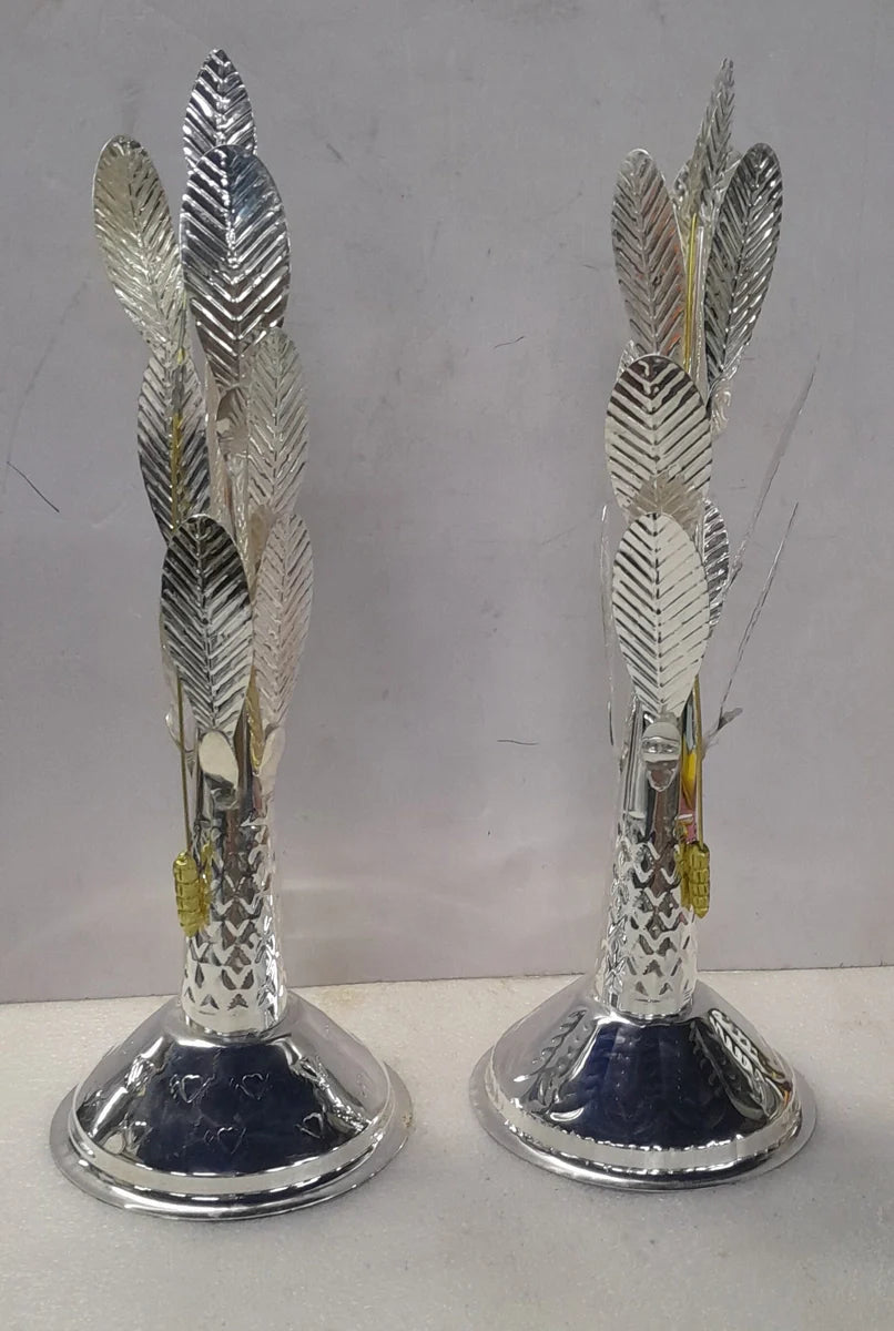 Giri USA - Banana Tree | White and Silver Tree | Pooja Tree