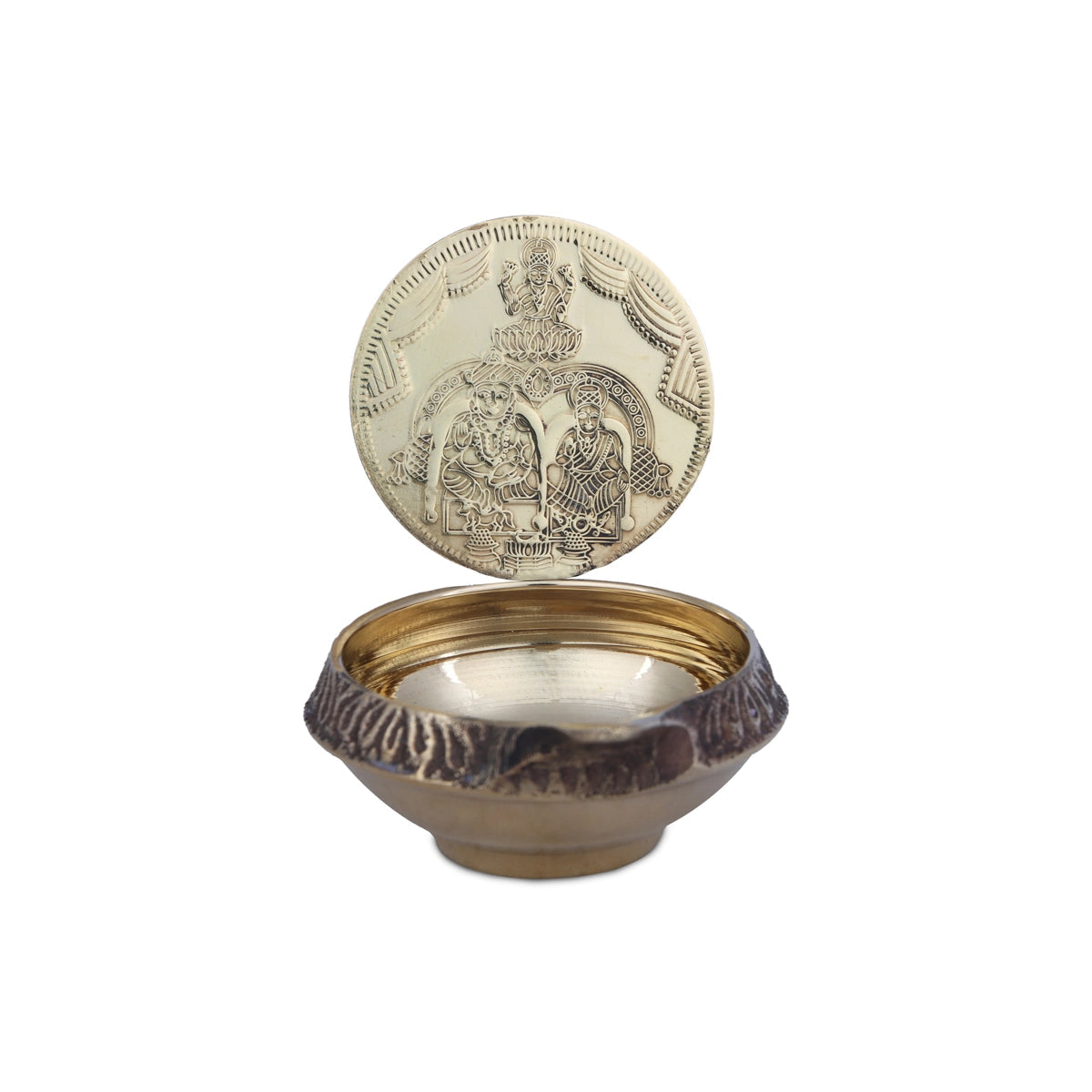 Lakshmi Kuber Deepam - 1 Coin - Brass - 34 Gms — Giri USA