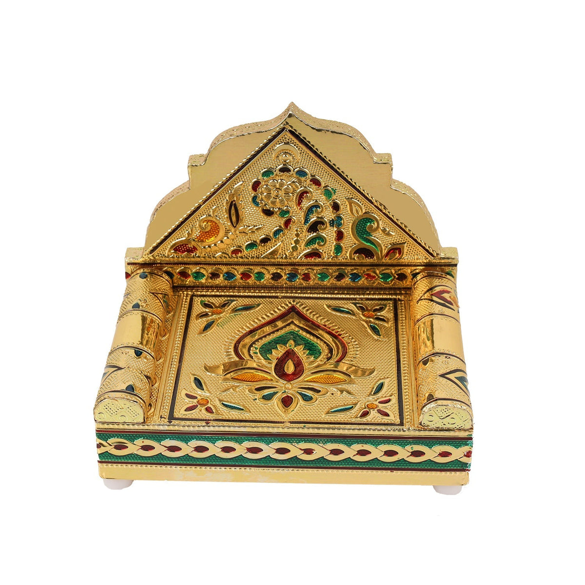 Giri USA - Simhasan | Pooja Chowki | Meenakari Singhasan for God — GIRI USA