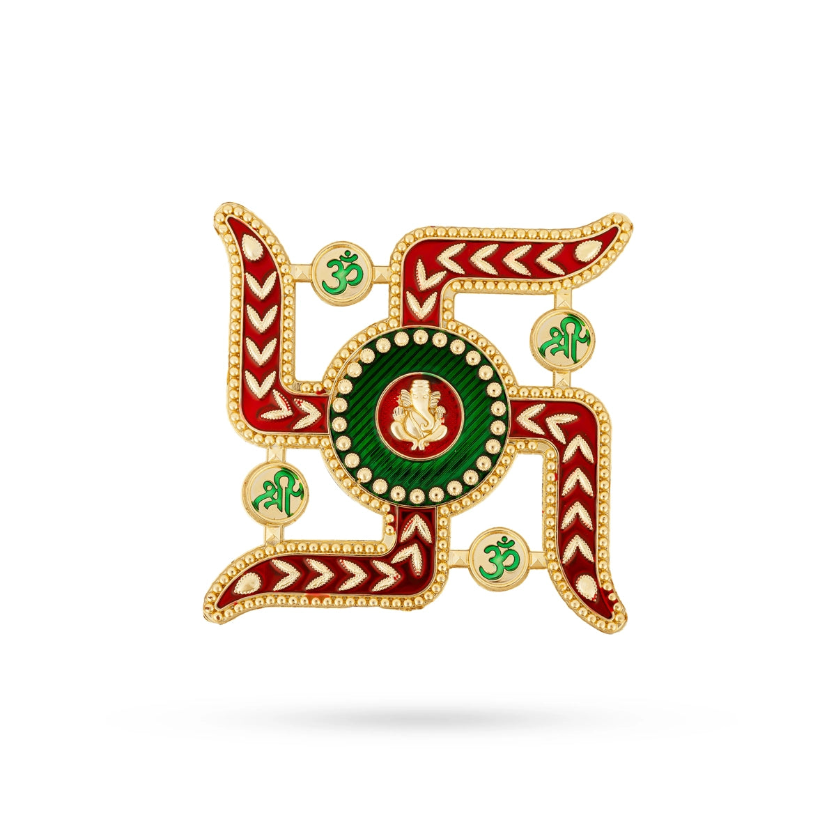 Giri - Swastik Ganesh Sticker | Swastik Sticker | Pooja Decors — Giri USA