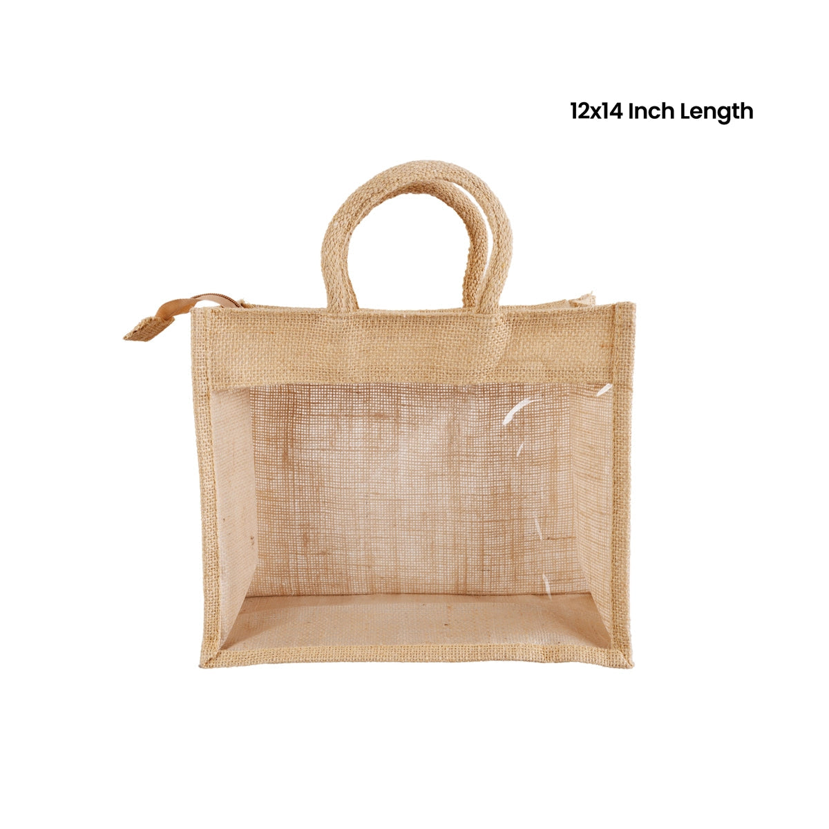 Giri - Transparent Jute Bag | Jute Zipper Bag | Jute Grocery Bags ...