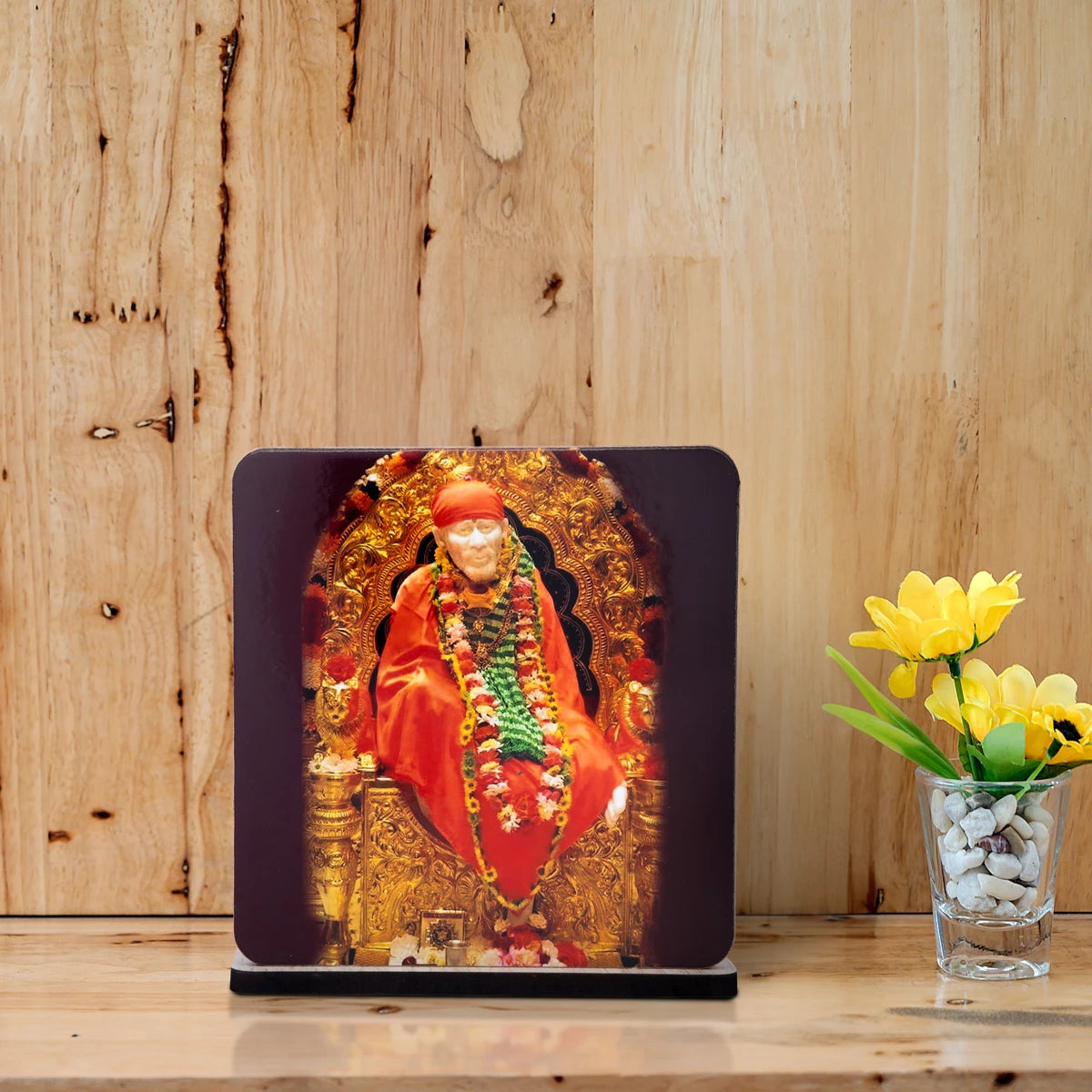 Giri USA - Sai Baba God Stand | Sai Baba Photo Frame | God Photo Stand