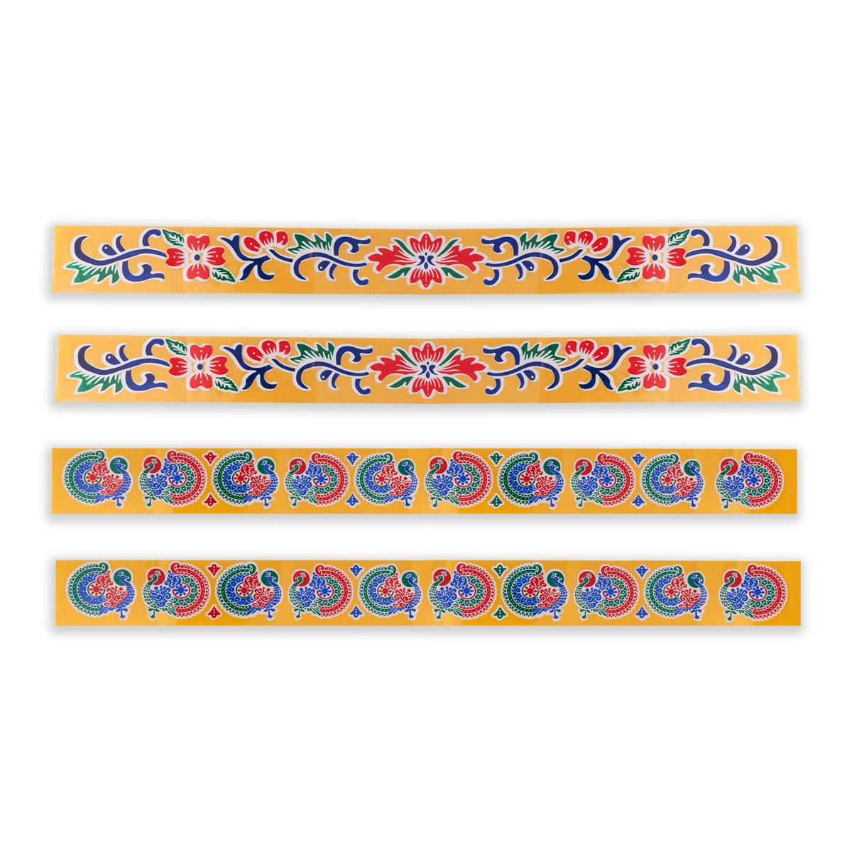 Giri USA - Colour Big Border Kolam | Kolam Sticker | Stickers For Floor