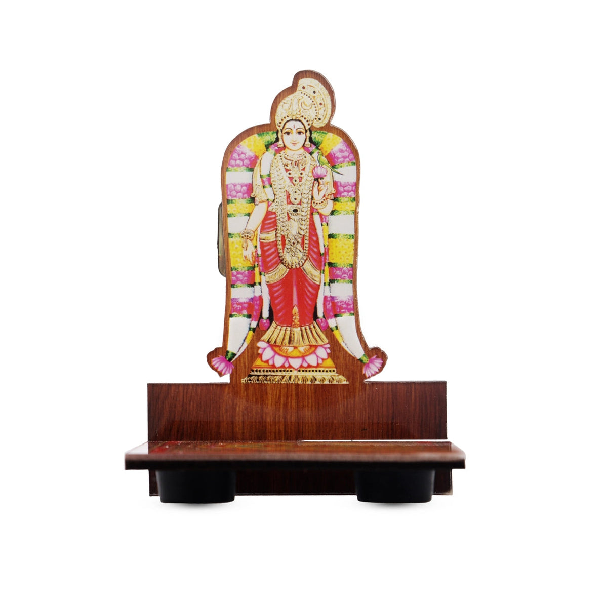 Giri USA - Andal with Sri Chakra Stand | God Photo Stand