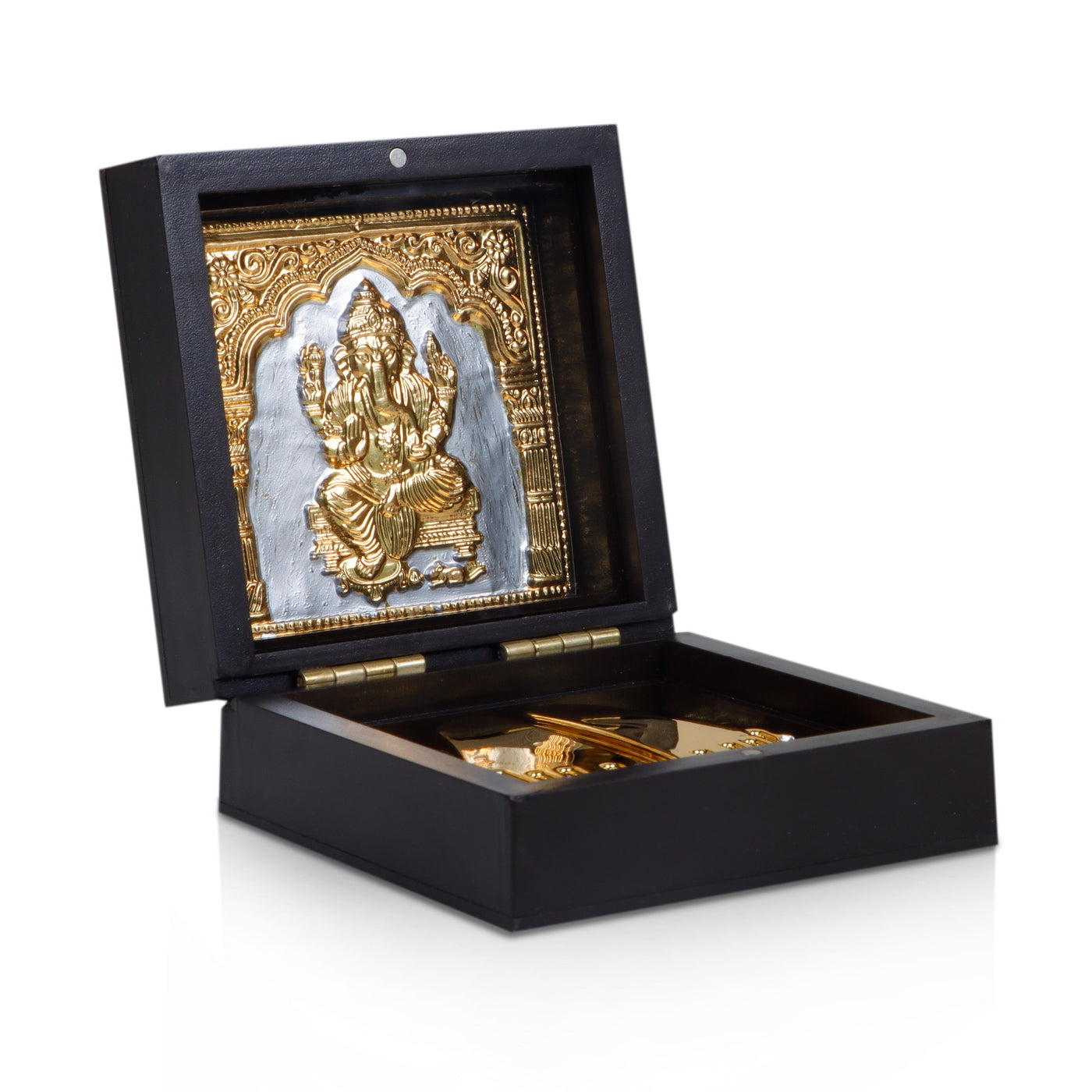 Puja Box Mini Gold | Pocket Temple | Divine Pooja Box — GIRI USA