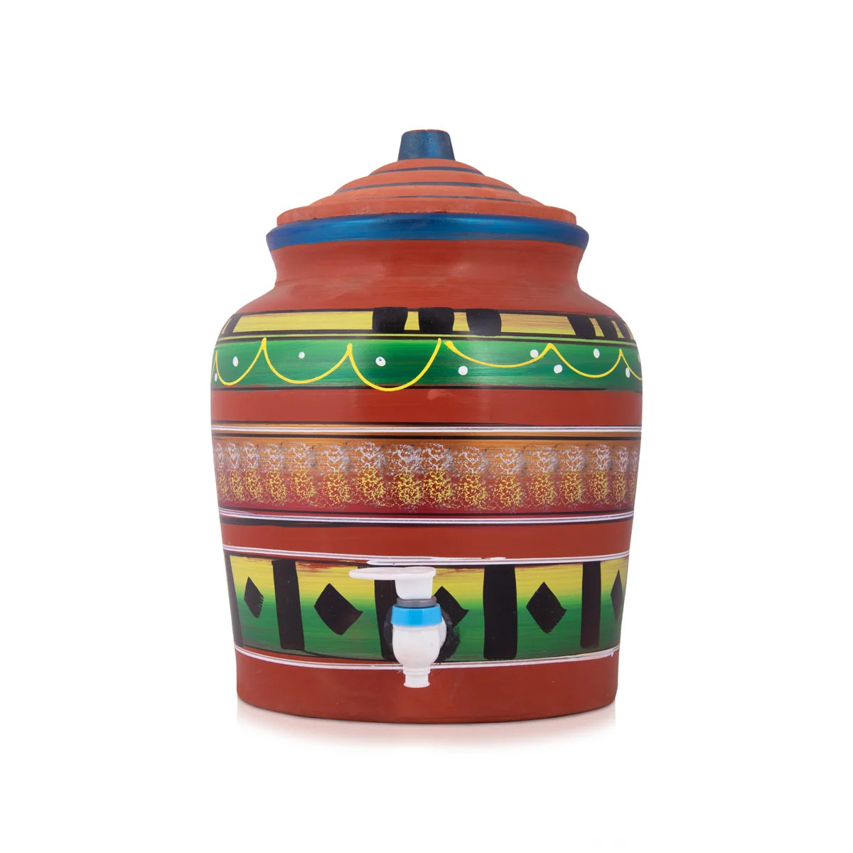 Giri USA - Earthen Water Jug | Indian Clay Water Jug | Clay Water Jar