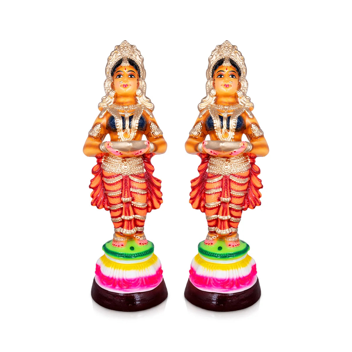 Giri USA - Pavai Vilakku Statue | Stone Statue | Deep Lakshmi