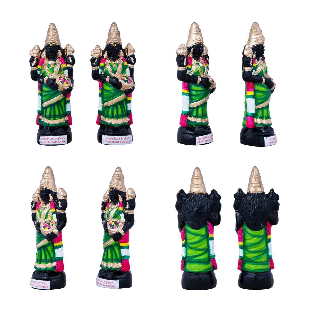 Giri USA - Pancha Bootha Sthalangal Set | Clay Statue | God Statue