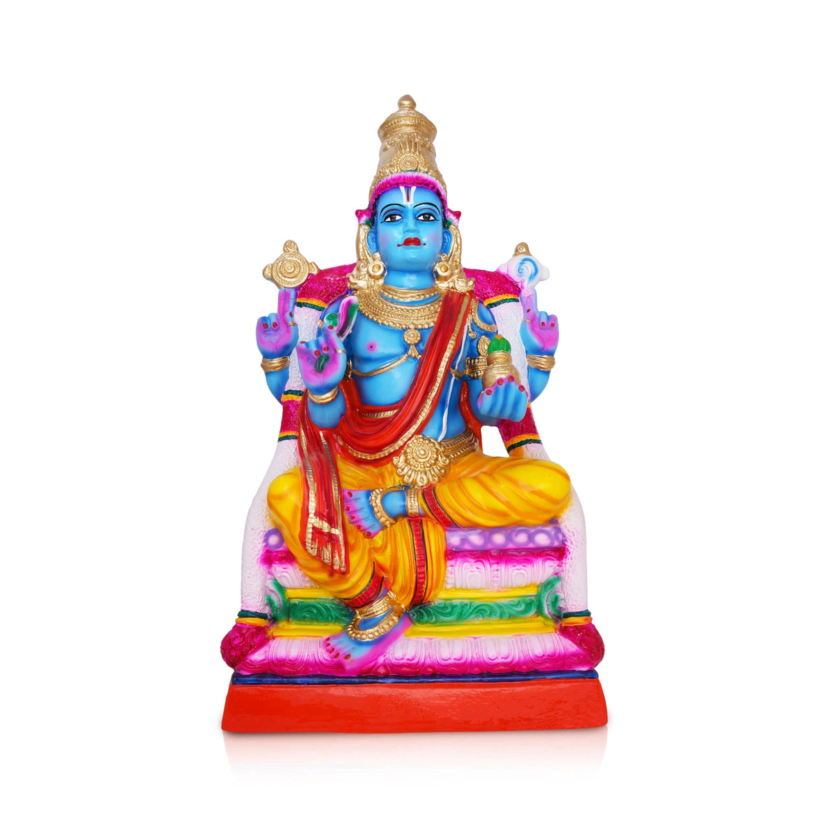 Dhanvantari Idol | Paper Mache Doll | Navratri Doll — Giri USA