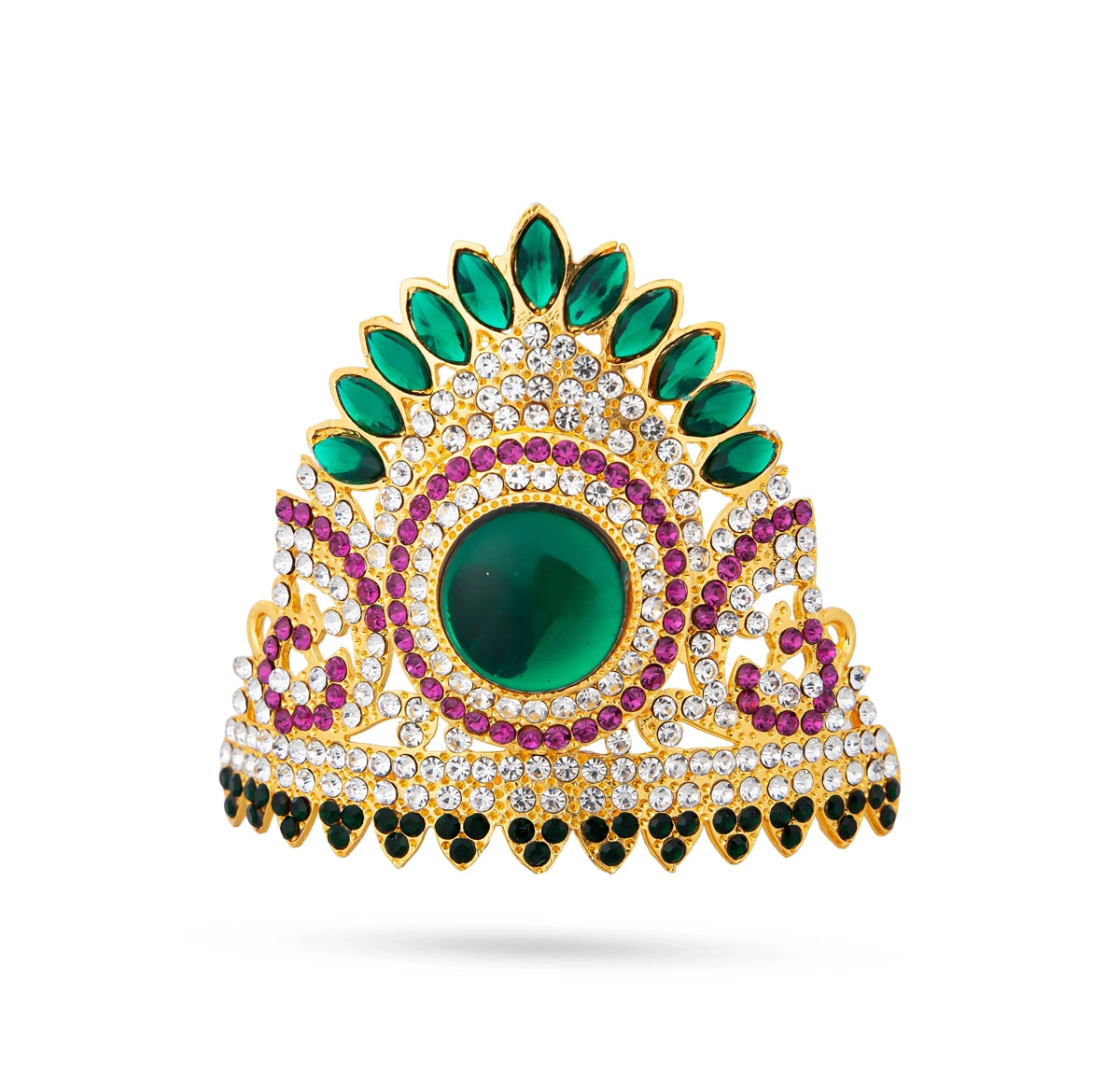 Half Crown | God Crown | Stone Kireedam — GIRI USA