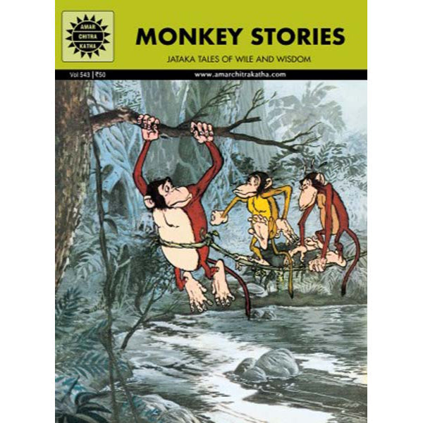 Monkey Stories - Jataka Tales of Wile and Wisdom - English | Story Book ...